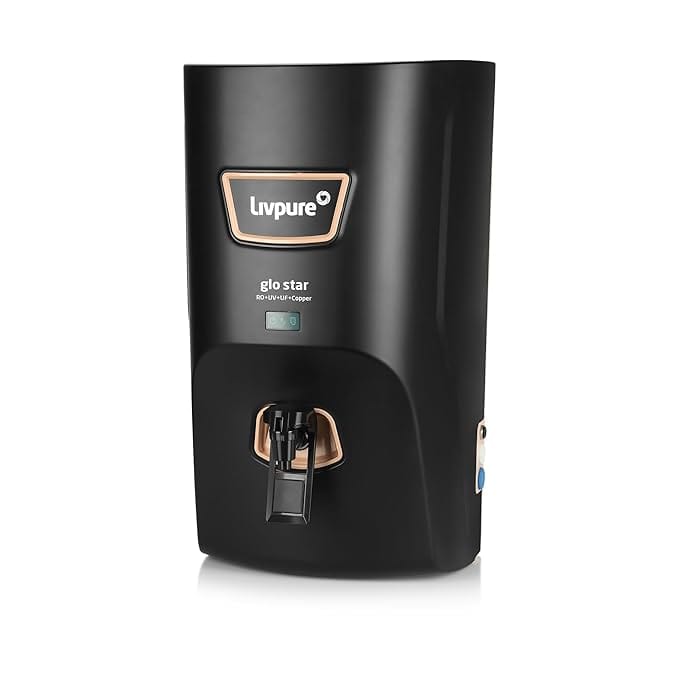 Livpure Glo Star Copper Water Purifier | Free Standard Installation