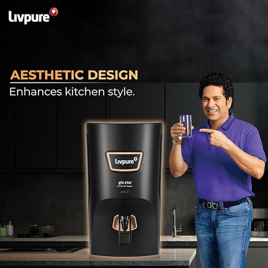 Livpure Glo Star Copper Water Purifier | Free Standard Installation