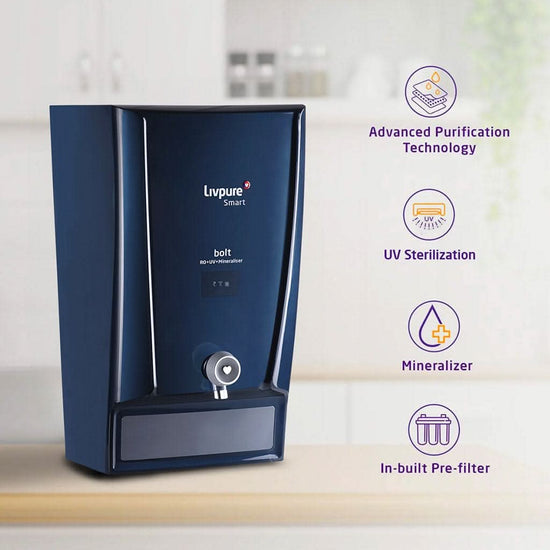 Rent Bolt RO+UF Mineraliser Water Purifier, Bolt RO Water Purifier ...